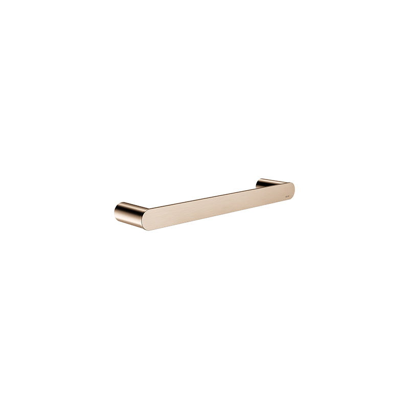 CHAMPAGNE CURVAÉ SINGLE GUEST TOWEL RAIL 300MM — Mandk
