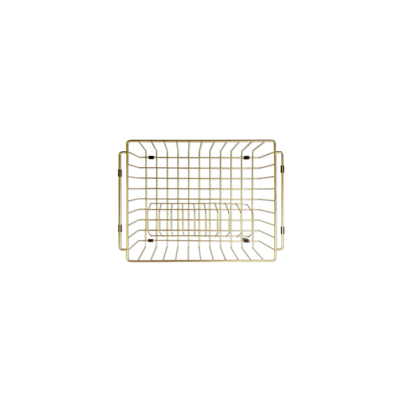 BRUSHED BRONZE GOLD LAVELLO DISH RACK — Mandk