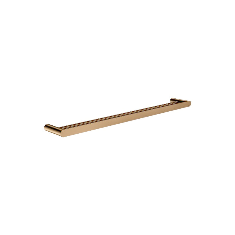 LUSTRE BRONZE CURVAE DOUBLE TOWEL RAIL 800MM — Mandk