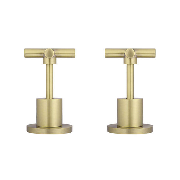 TIGER BRONZE ROUND CROSS HANDLE JUMPER VALVE WALL TOP ASSEMBLIES – Mandk