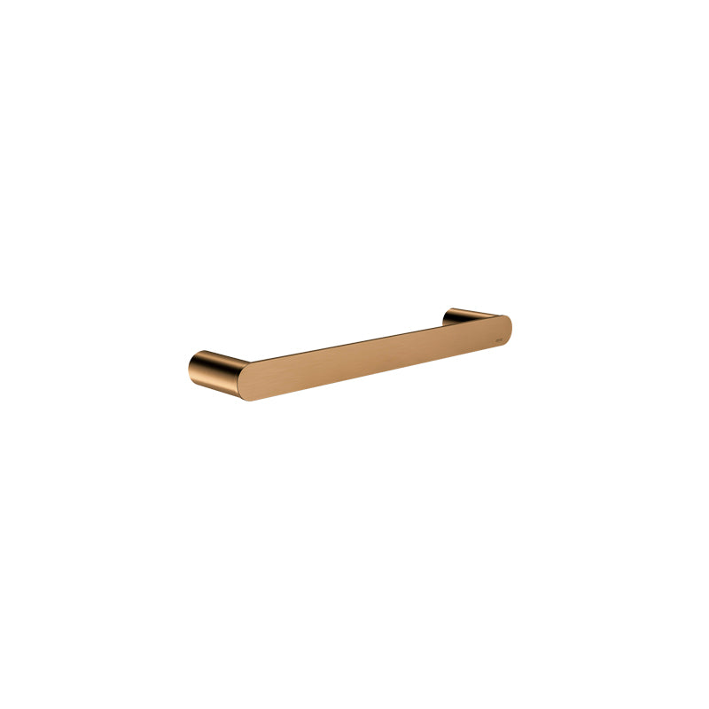 LUSTRE BRONZE CURVAÉ SINGLE GUEST TOWEL RAIL 300MM — Mandk