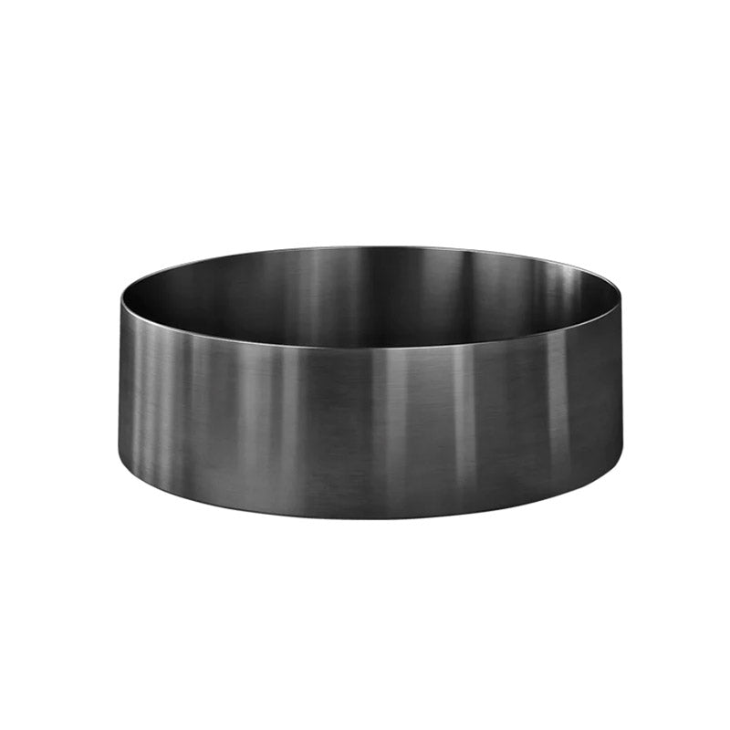 SHADOW ROUND STEEL BATHROOM BASIN 380 X 110 — Mandk